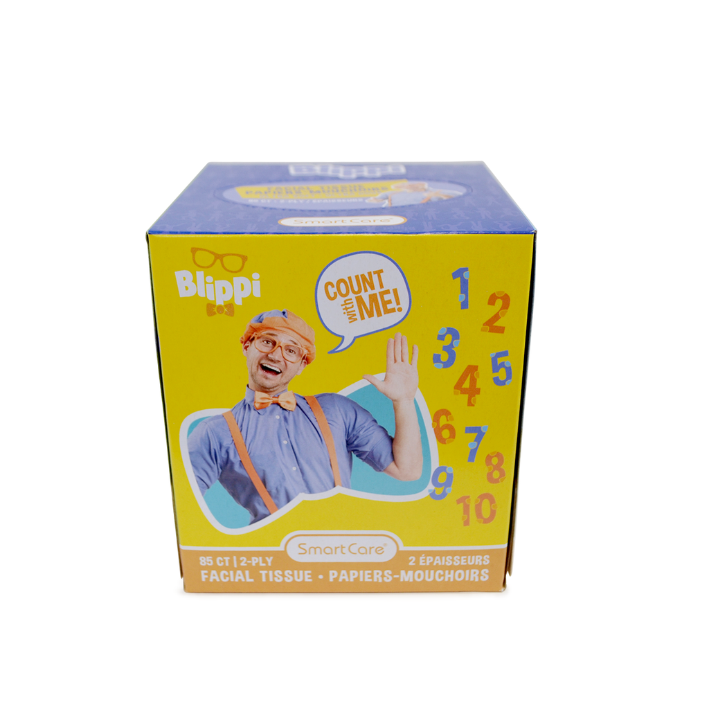 Blippi Tissue Box - 85 Count 2 Ply – Smart Care
